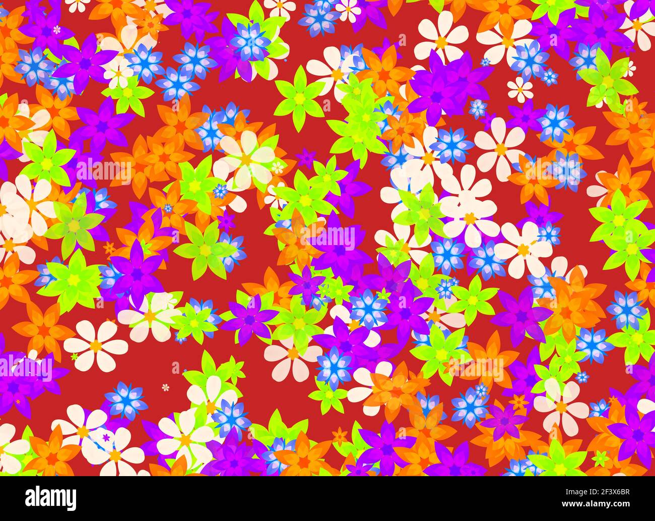 Multicolored small flowers hi-res stock photography and images - Alamy