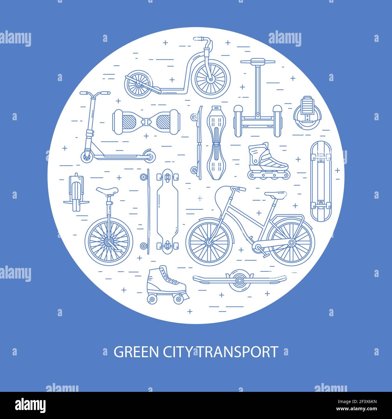 Alternative transport transportation Stock Vector Images - Alamy