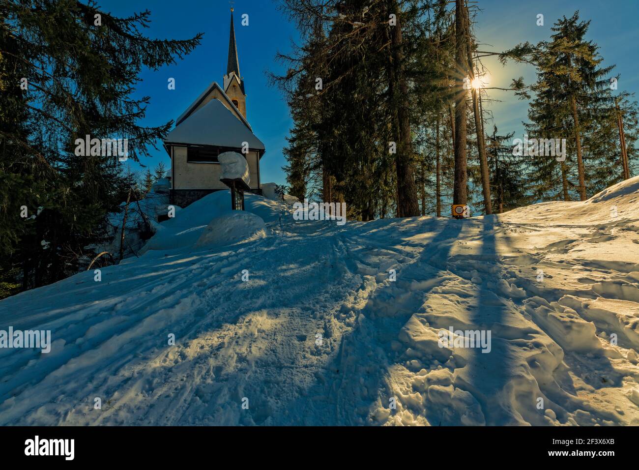 church in winter Stock Photo - Alamy