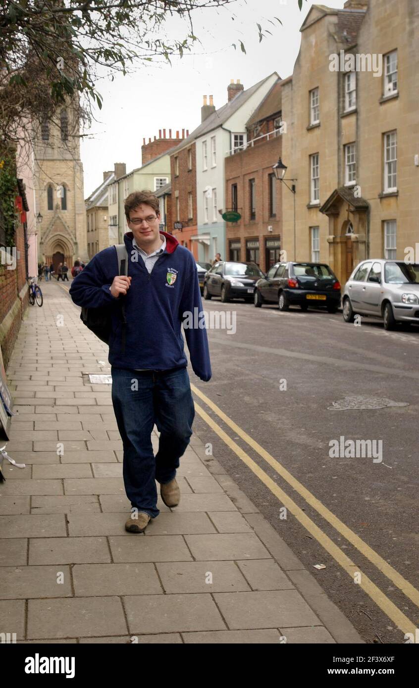 OXFORD STUDENT MATTHEW RICHARDSON,WHO WAS INVITED BY MISTAKE TO LECTURE ...