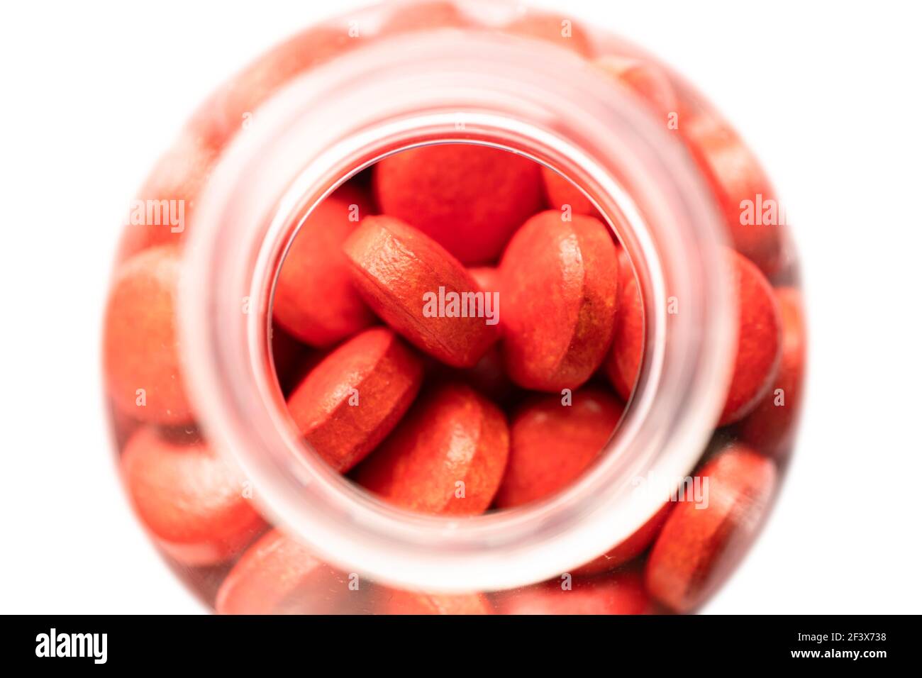 Medical Prescription Bottle Top View High Resolution Stock Photography ...