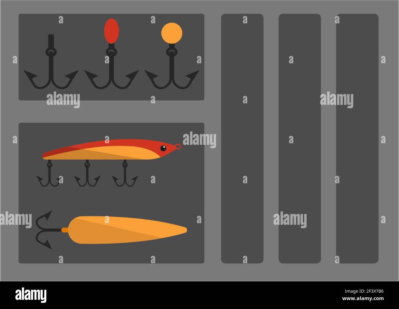 Jig fishing Stock Vector Images - Alamy