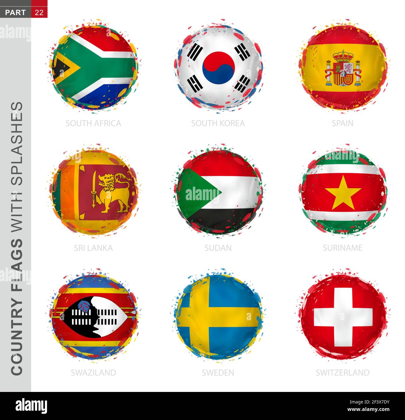 South korea sri lanka flag hi-res stock photography and images - Alamy