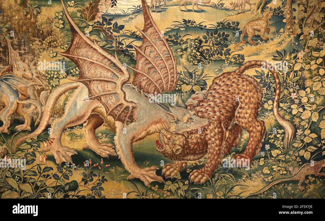 Mythical flemish tapestry hi-res stock photography and images - Alamy