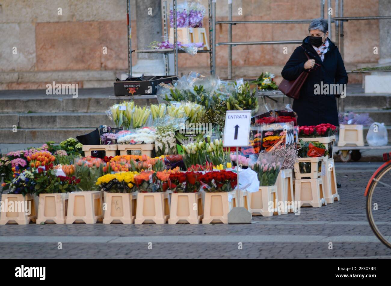 CREMONA, LOMBARDY, ITALY, ITALY - Mar 17, 2021: Cremona, Lombardy ...
