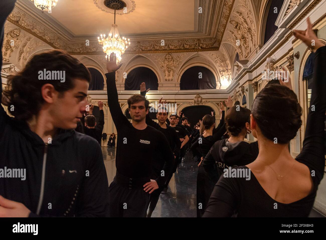 Georgian folk song and dance state academic ensemble Erisioni is ...