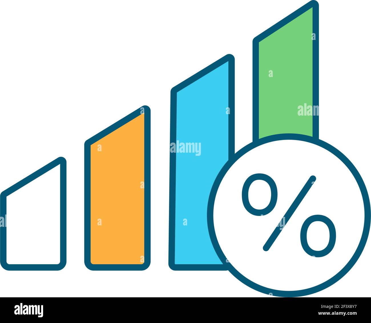 Interest rate payment RGB color icon Stock Vector Image & Art - Alamy