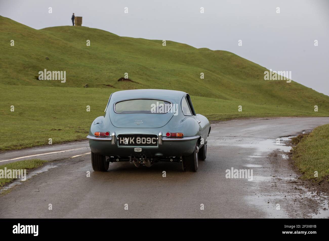 Jaguar E-Type Reborn test driven in Prologis Park, Coventry, England ...