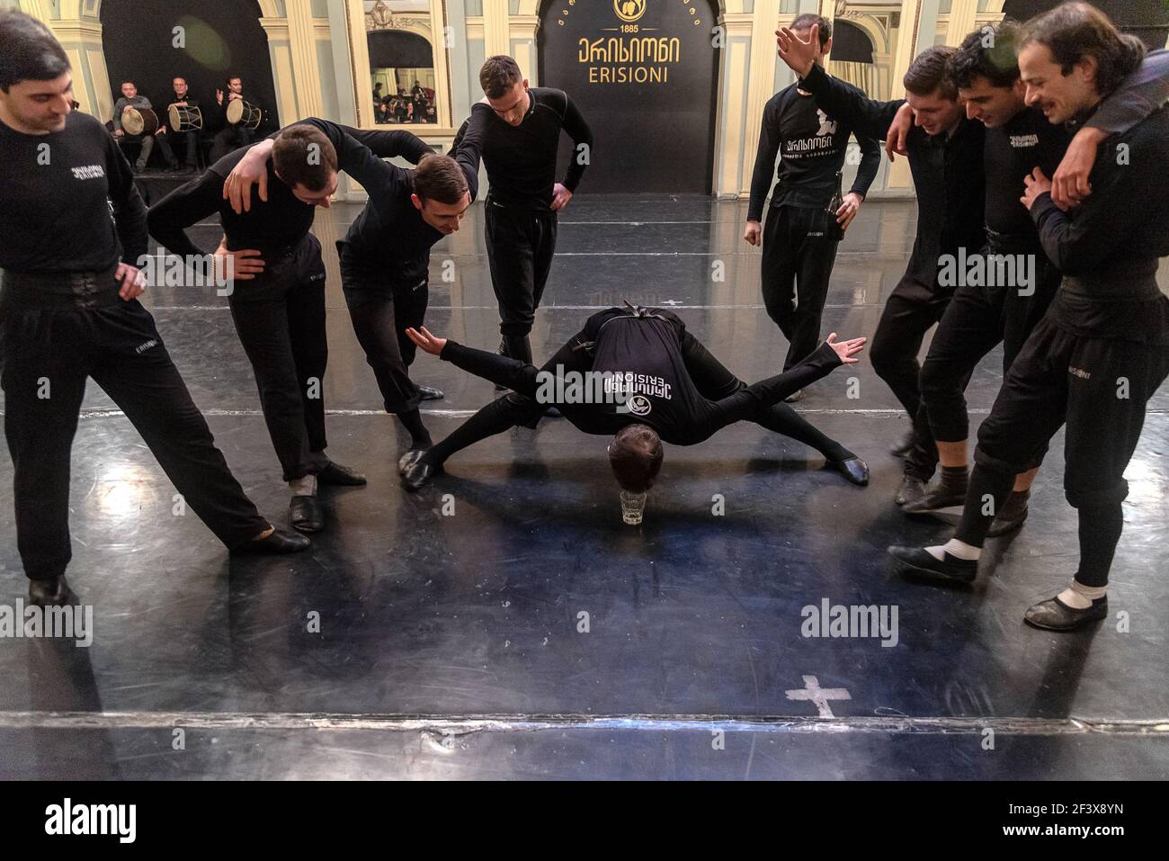 Georgian folk song and dance state academic ensemble Erisioni is ...