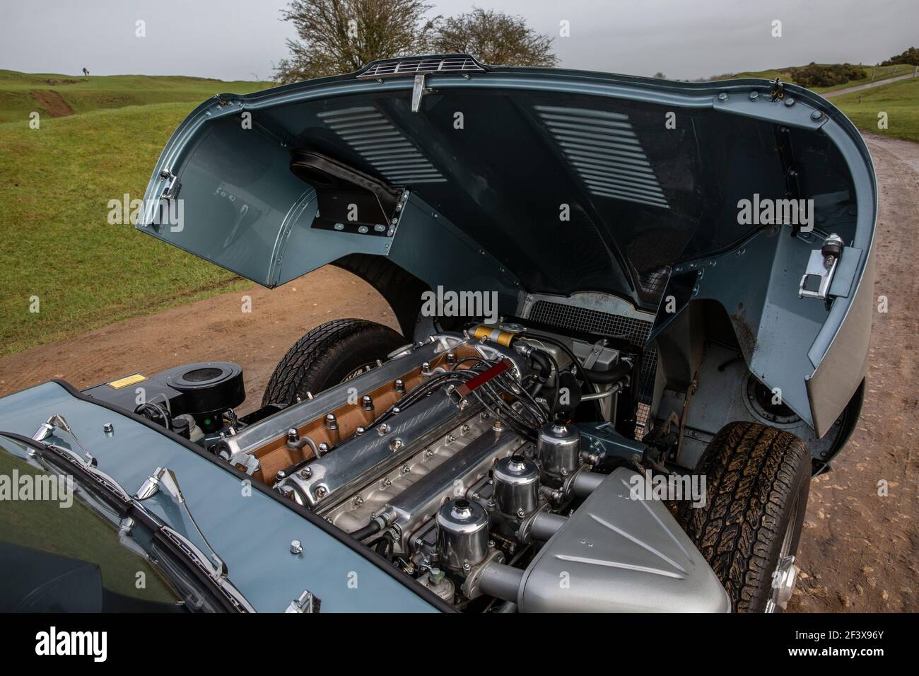 Jaguar E-Type Reborn test driven in Prologis Park, Coventry, England ...