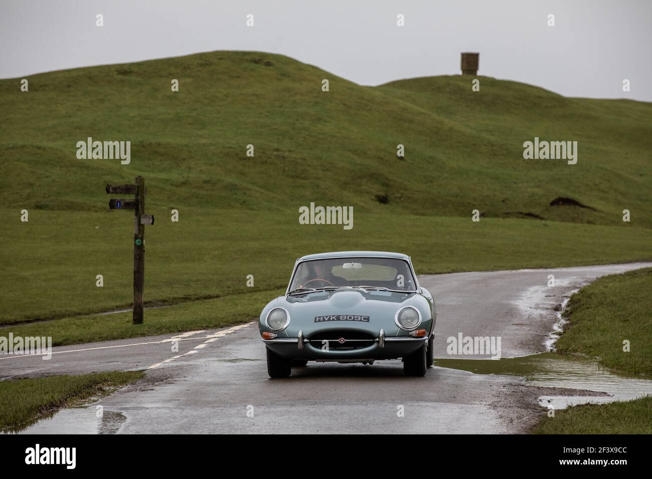 Jaguar E-Type Reborn test driven in Prologis Park, Coventry, England ...