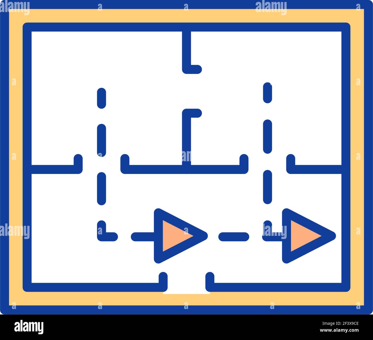 New traffic route Stock Vector Images - Alamy