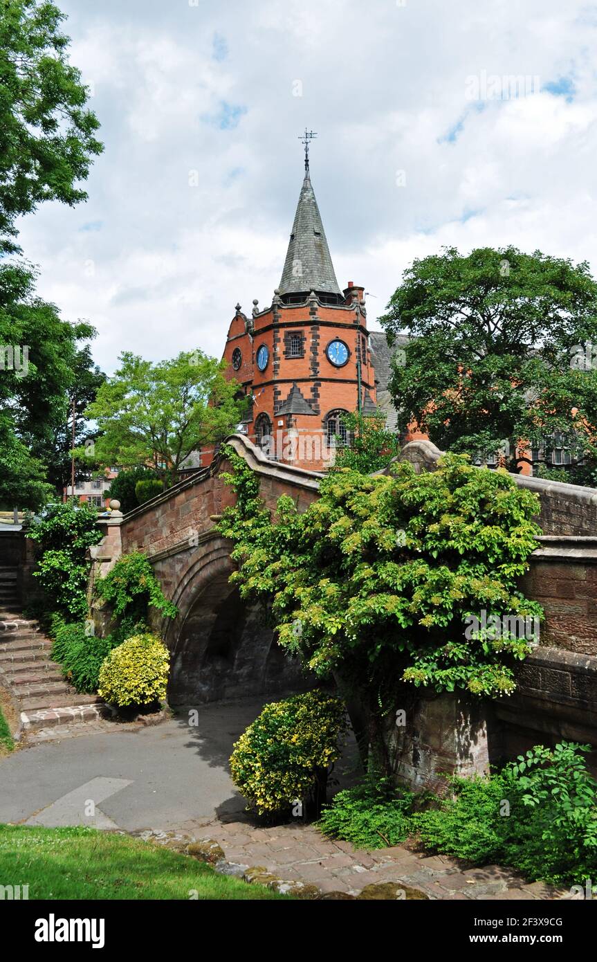 The lyceum building in the historic village of [port sunlight on the ...