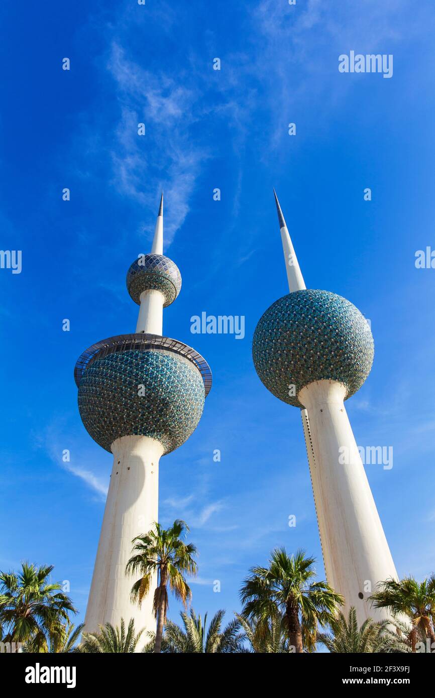 Kuwait, Kuwait City, Kuwait Towers Stock Photo - Alamy