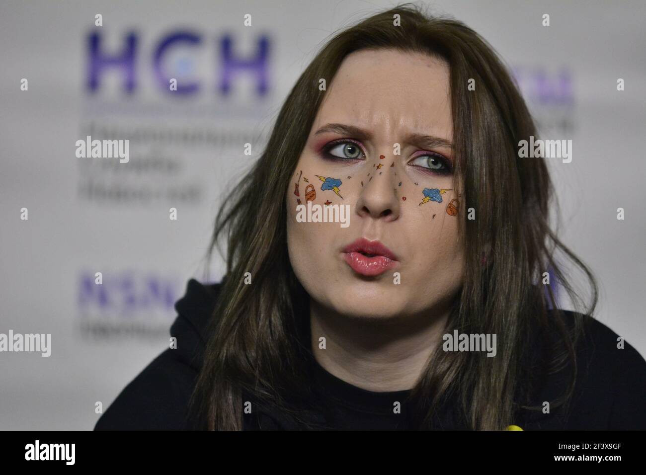 Young Russian post-bard singer Anastasia Ivanova (Grechka)presented her ...