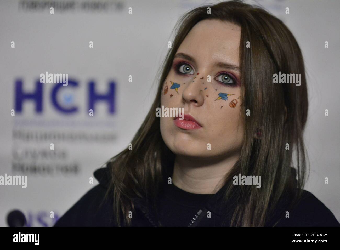 Young Russian post-bard singer Anastasia Ivanova (Grechka)presented her ...