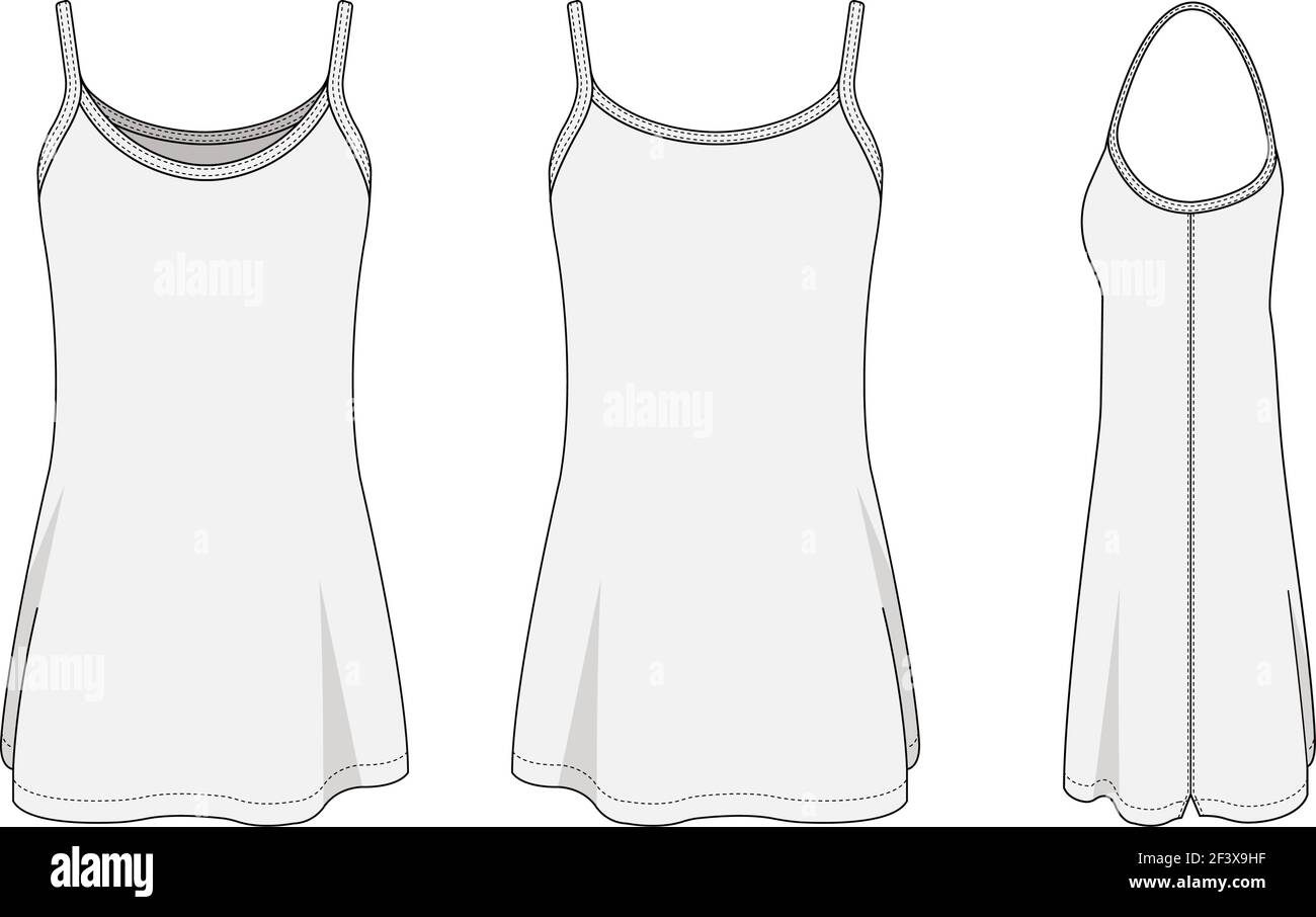 Long dress Stock Vector Images - Alamy