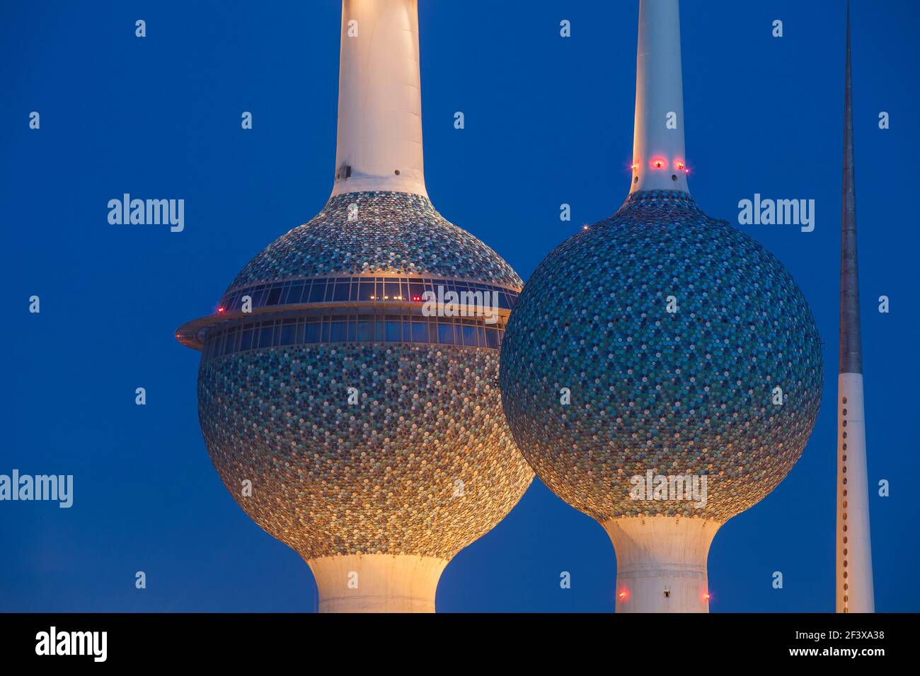 Kuwait, Kuwait City, Kuwait Towers Stock Photo - Alamy