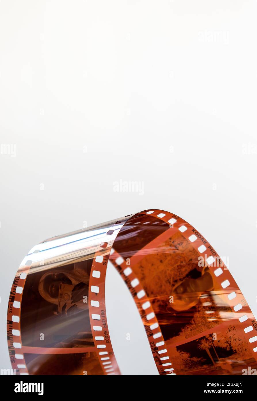 kodak film in white background Stock Photo - Alamy