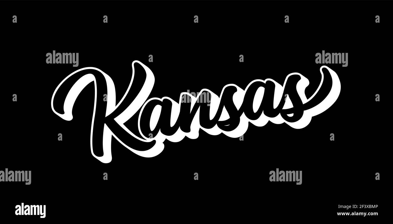 Vintage kansas map Black and White Stock Photos & Images - Alamy