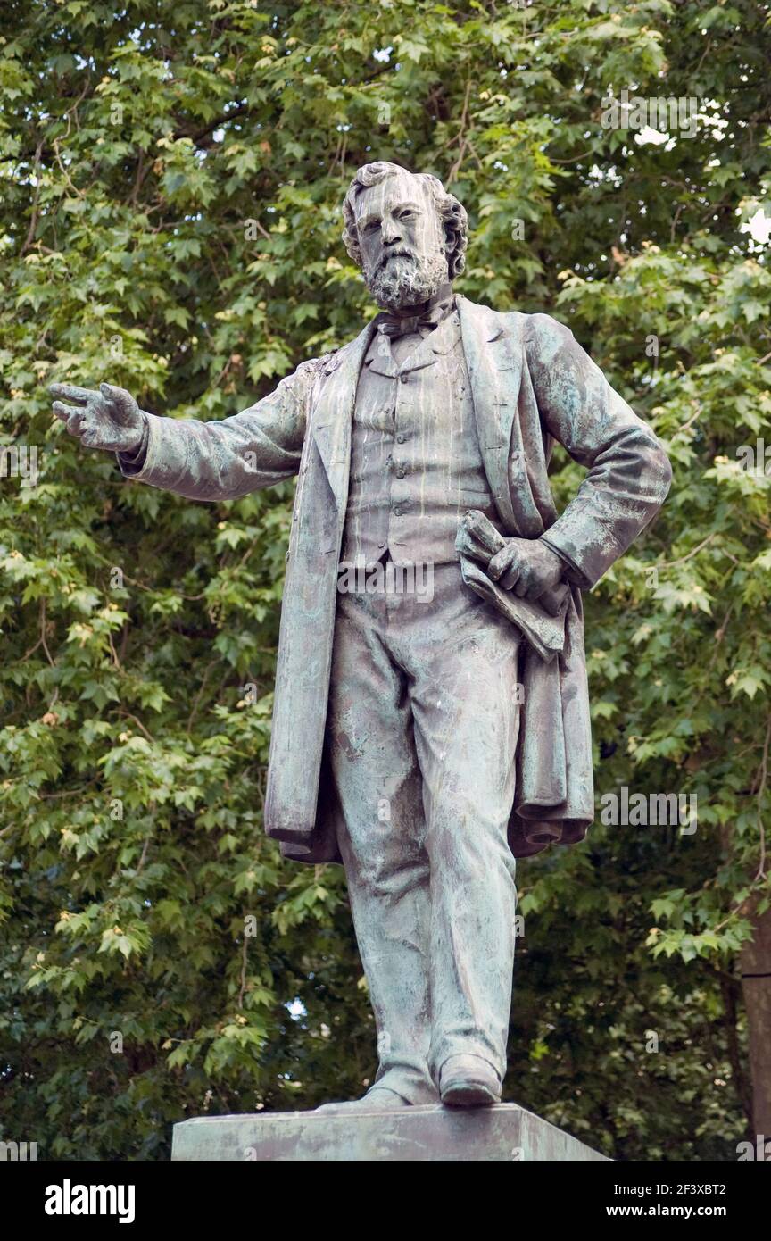 Statue of John Batchelor bone 1820, died 1883. On public display in ...