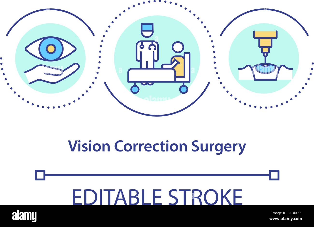 Ocular surgery Stock Vector Images - Alamy