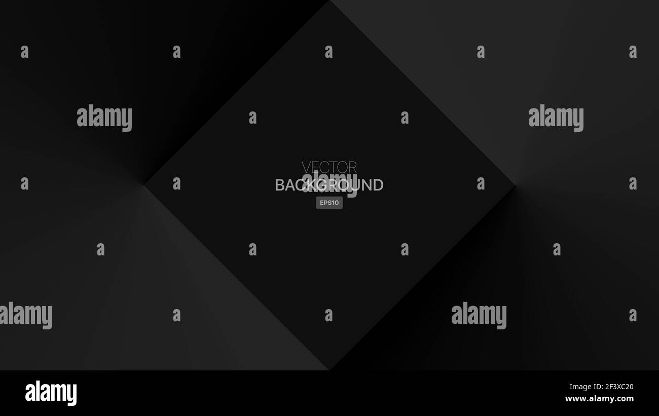 Dark Abstract Rectangle Geometric Background. Vector illustration Stock ...