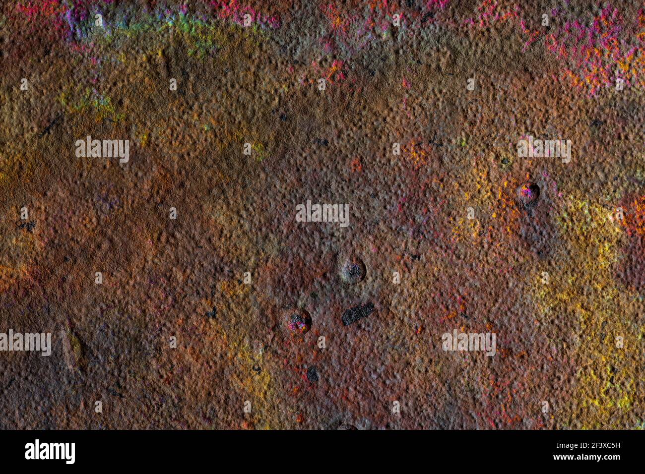 Beautiful natural and rustic clay background (series of copper oxide ...