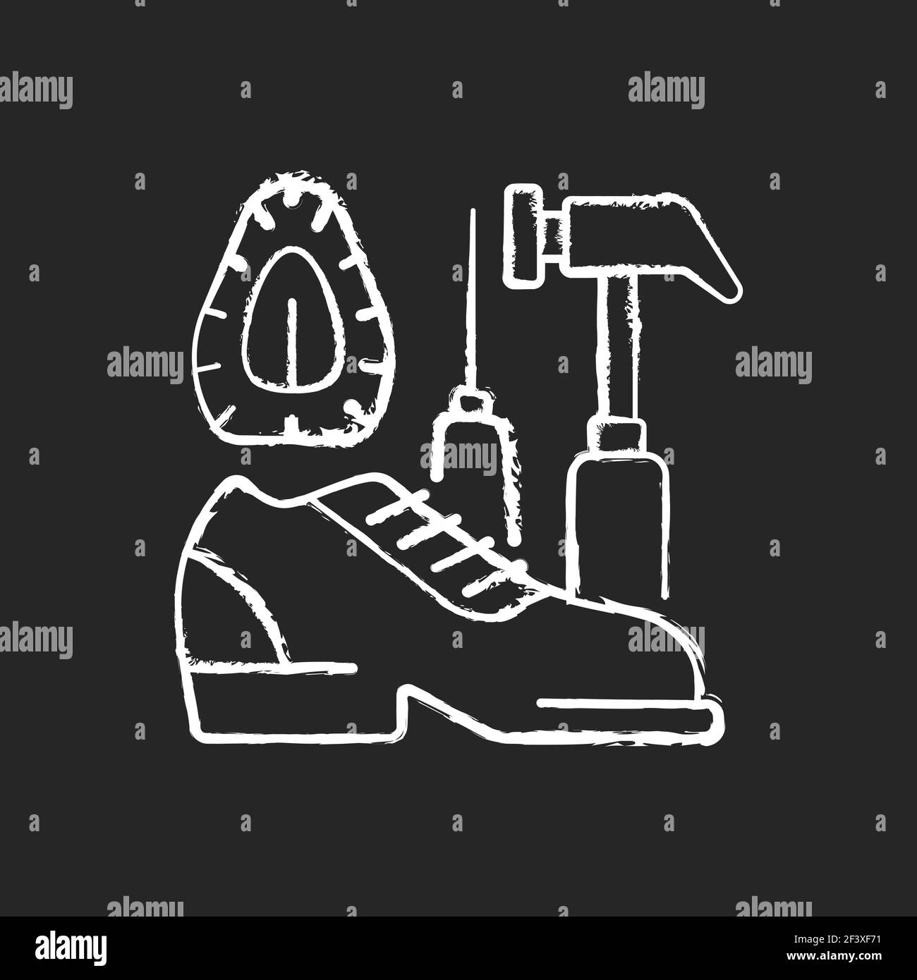 Shoe master Stock Vector Images - Alamy