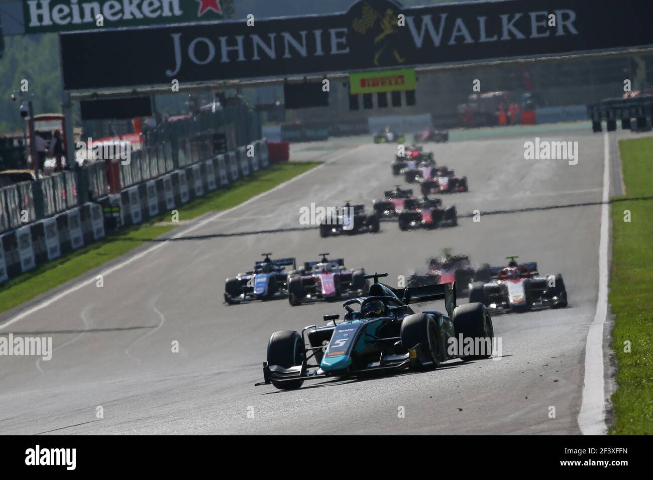 Start of the race, 05 ALBON Alexander, Dams, action during the 2018 FIA ...