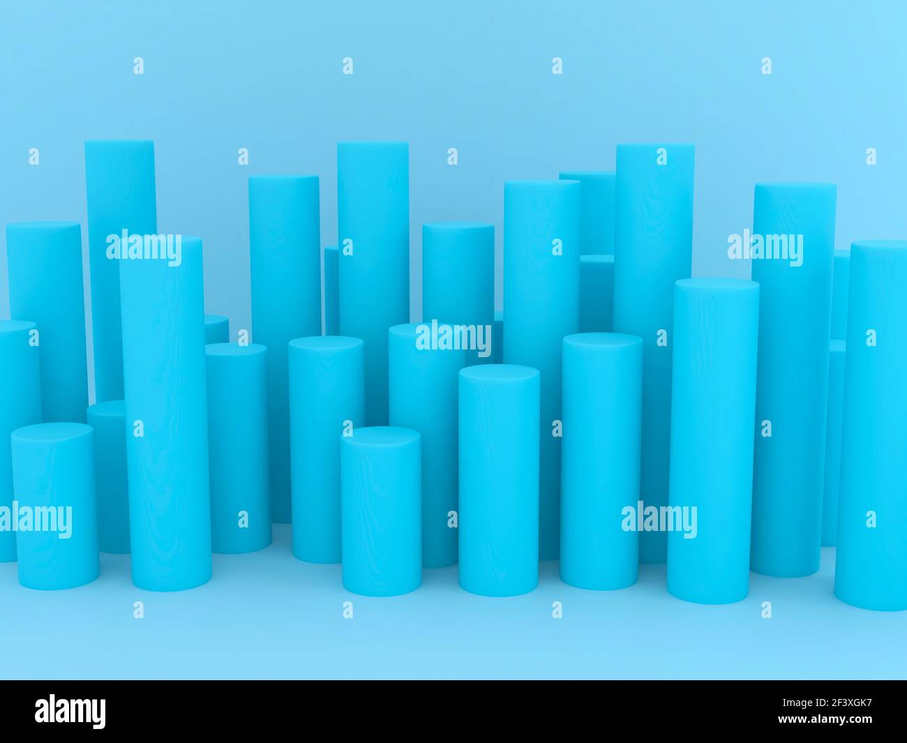 Abstract 3D tubes cylinders Stock Photo - Alamy