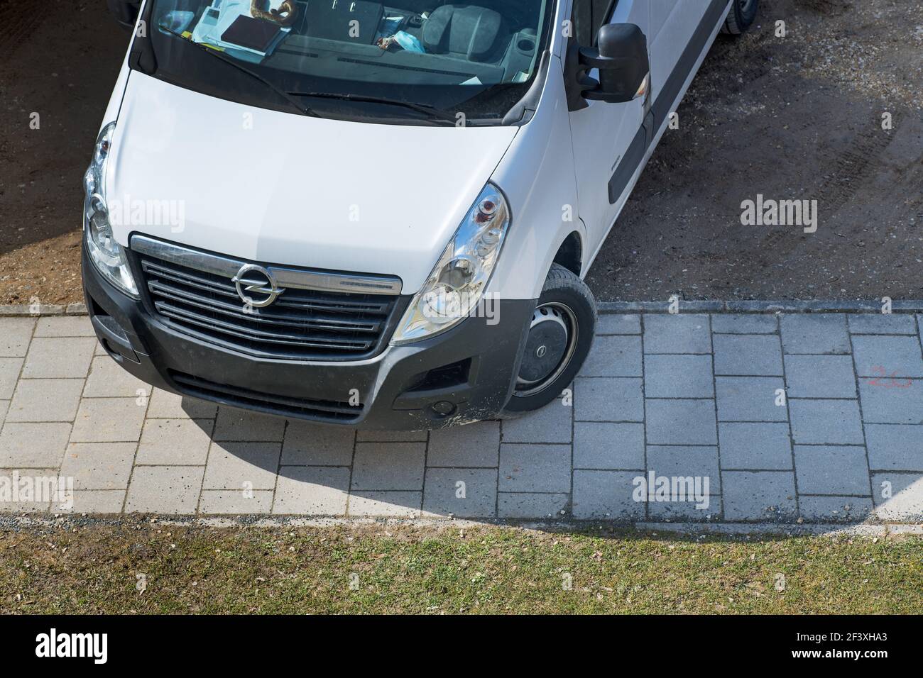 Parking offense: Car parked on sidewalk, car rowdy, parking rowdy wrong ...
