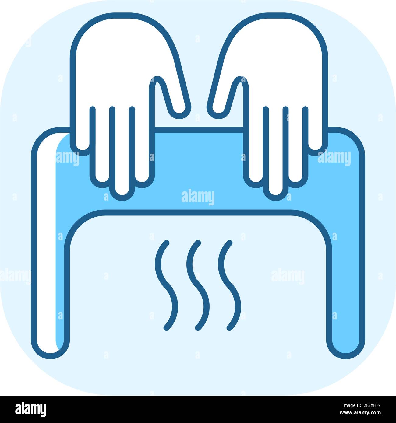 Sensor hand dryer icon Cut Out Stock Images & Pictures - Alamy