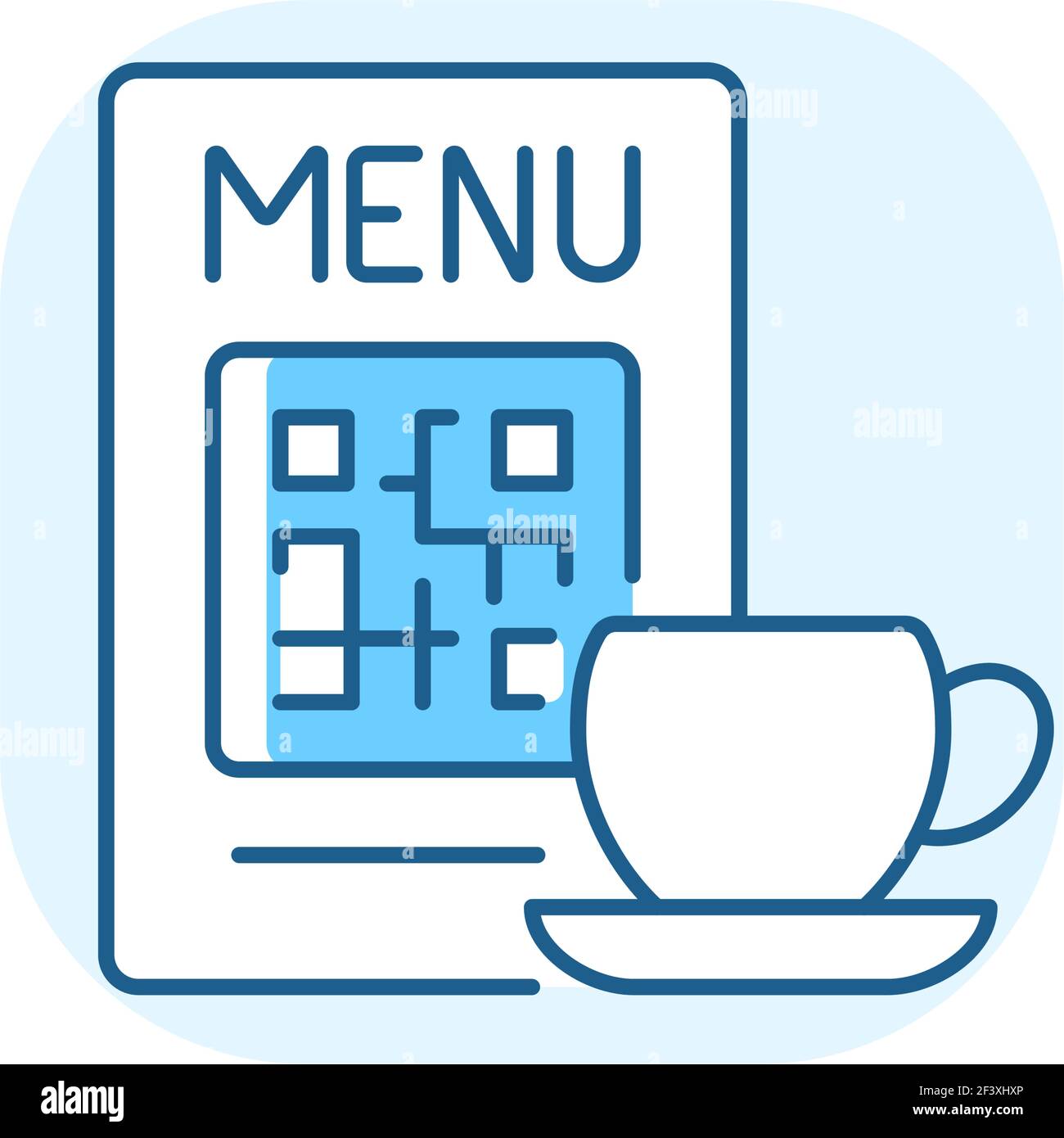 Qr menu Stock Vector Images - Alamy