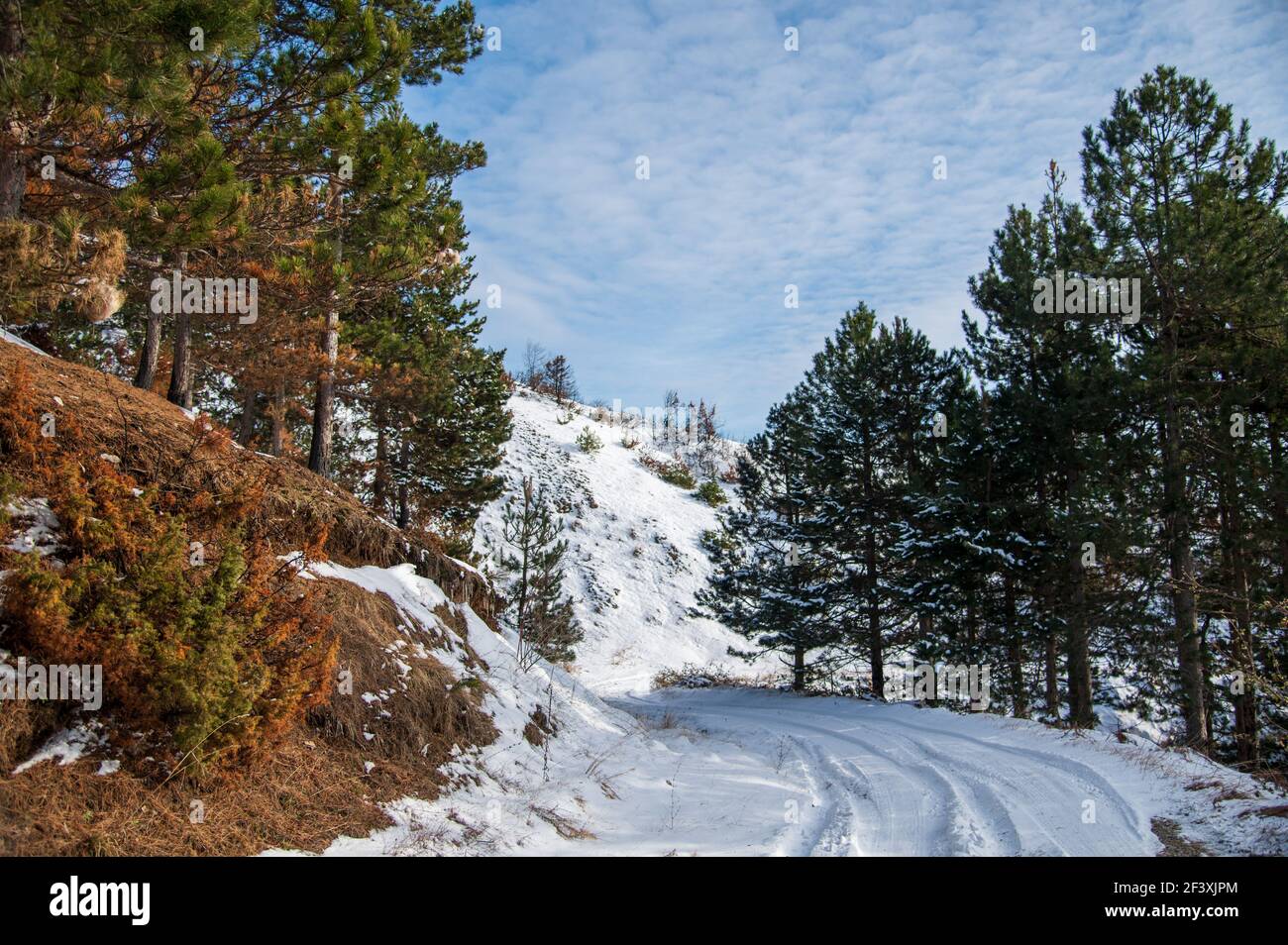 Albania mountain winter hi-res stock photography and images - Alamy