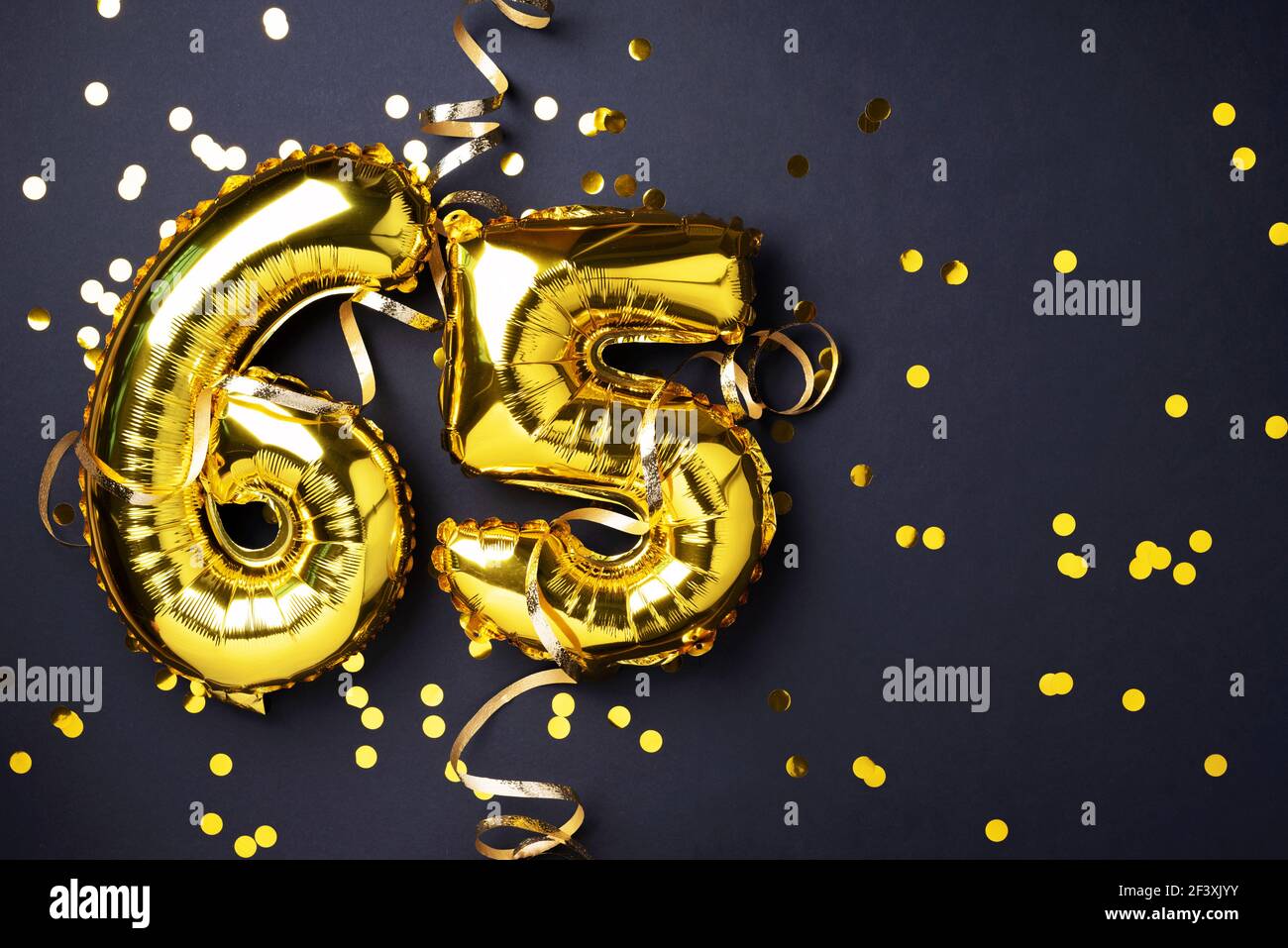 65 year balloon hi-res stock photography and images - Alamy