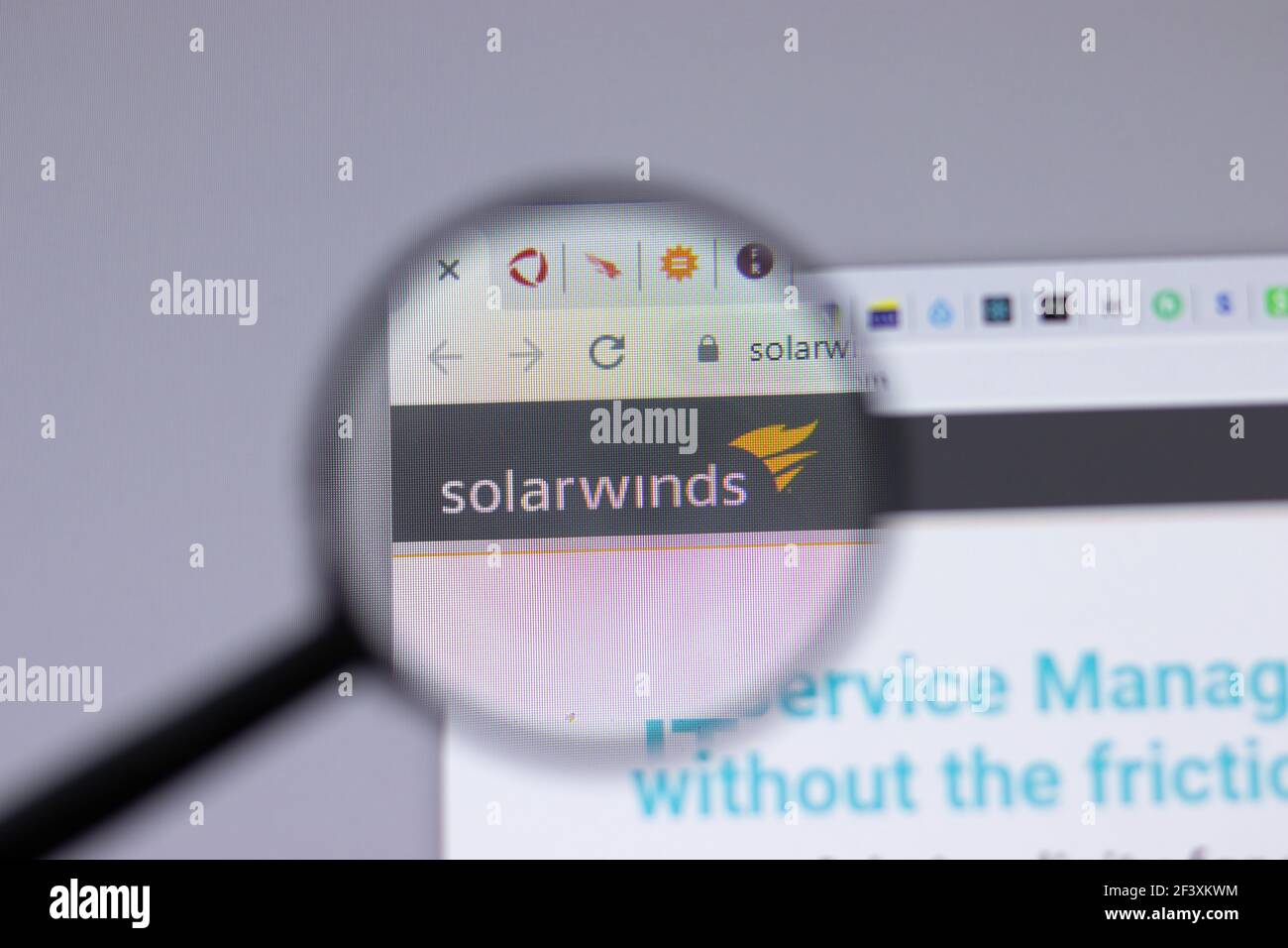 Editorial solarwinds hi-res stock photography and images - Alamy