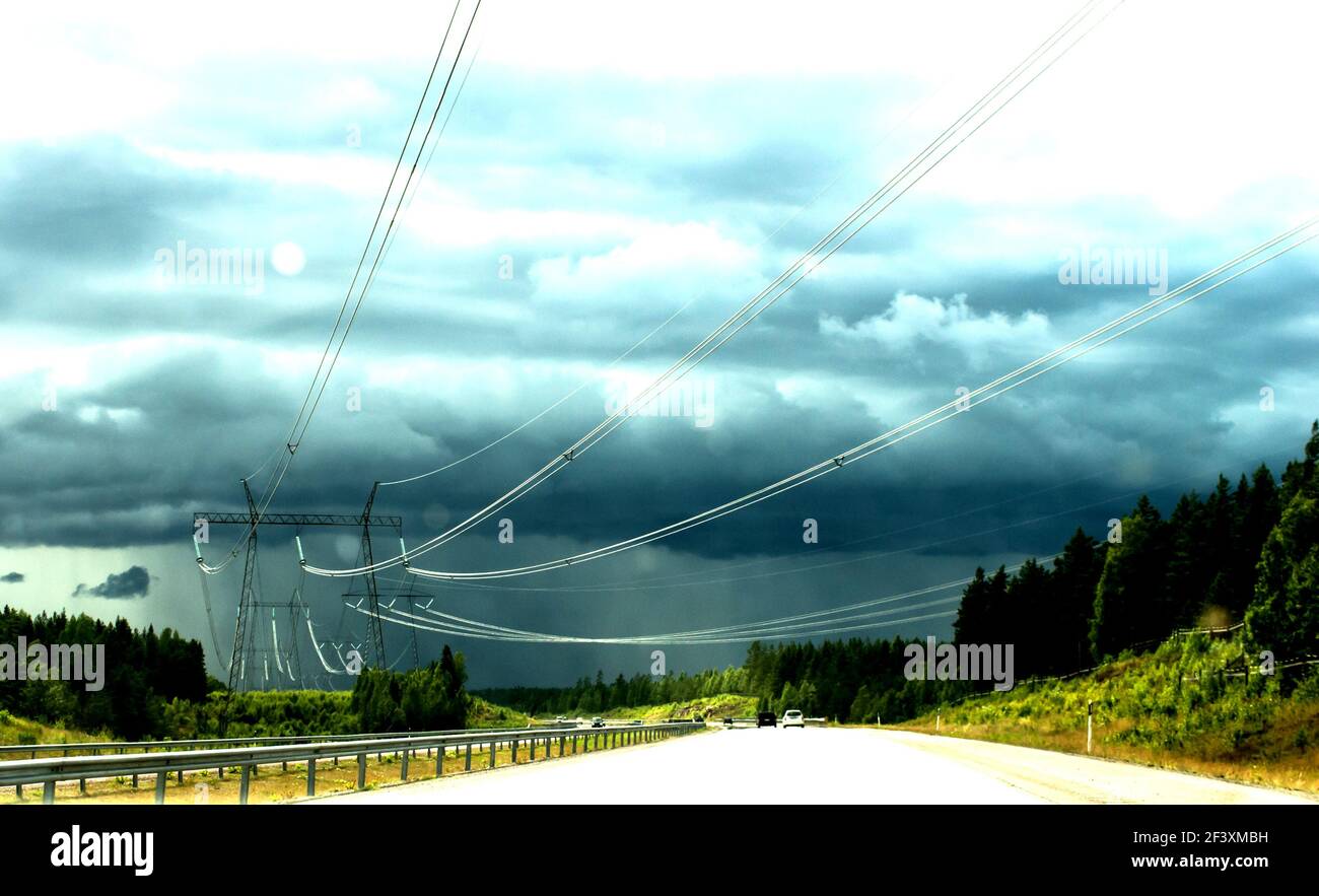 Power in the air Stock Photo - Alamy