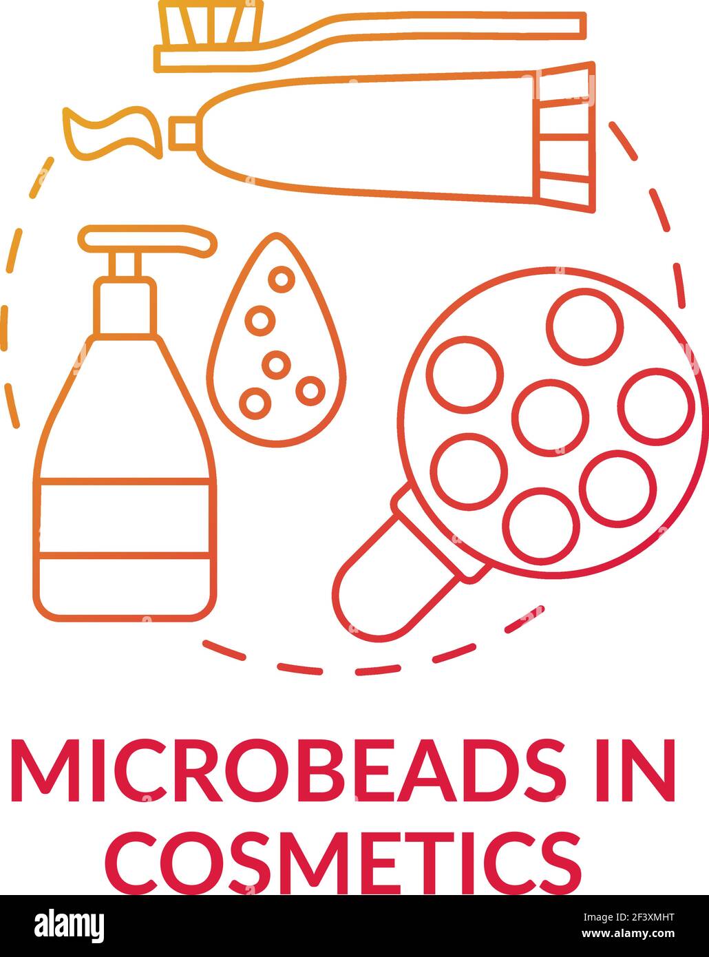 Micro plastic particles Stock Vector Images - Alamy