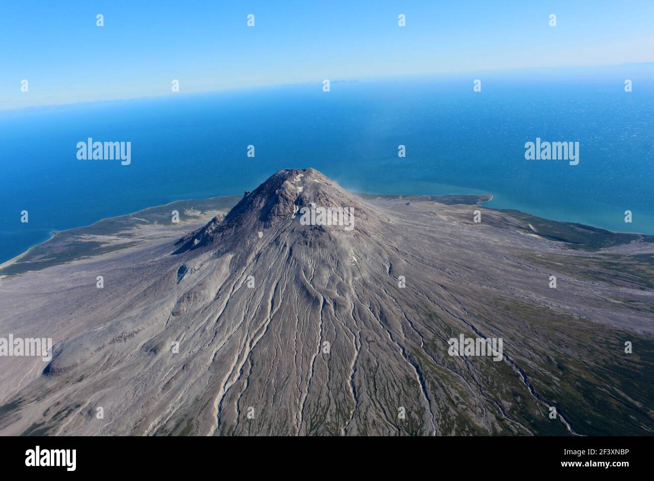 Mount St. Augustine is an active volcano in the Chigmit Mountains of ...