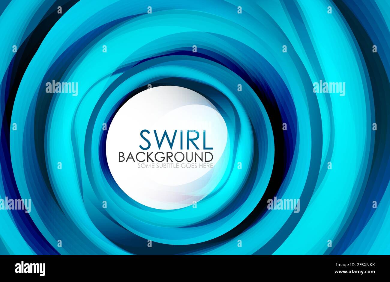 Spiral swirl flowing lines 3d vector abstract digital motion background ...