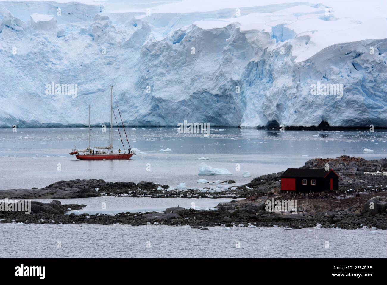 Port Lockroy in the Antarctica, Antarctic Peninsula Stock Photo - Alamy