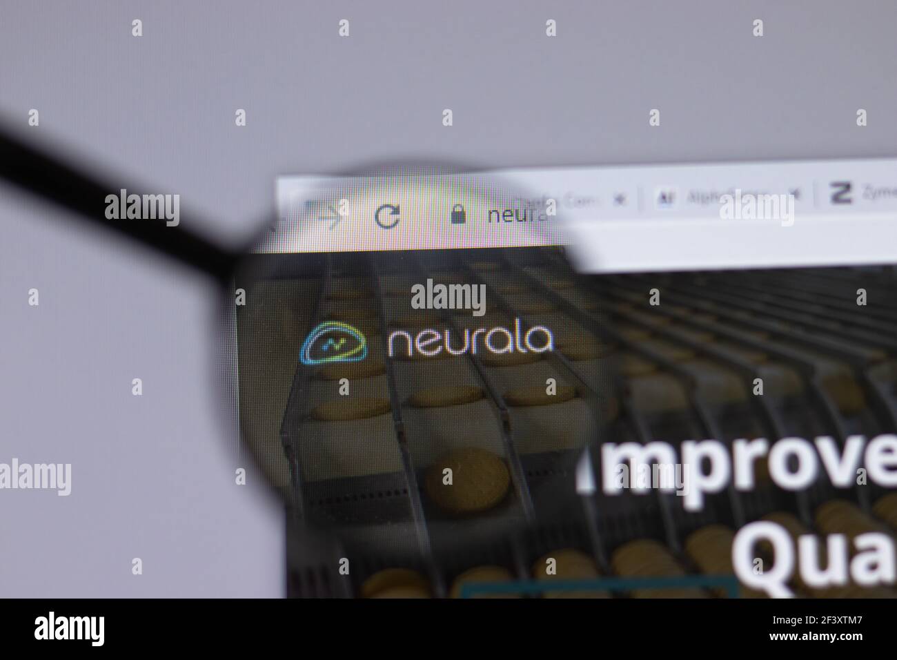 Neurala logo hi-res stock photography and images - Alamy