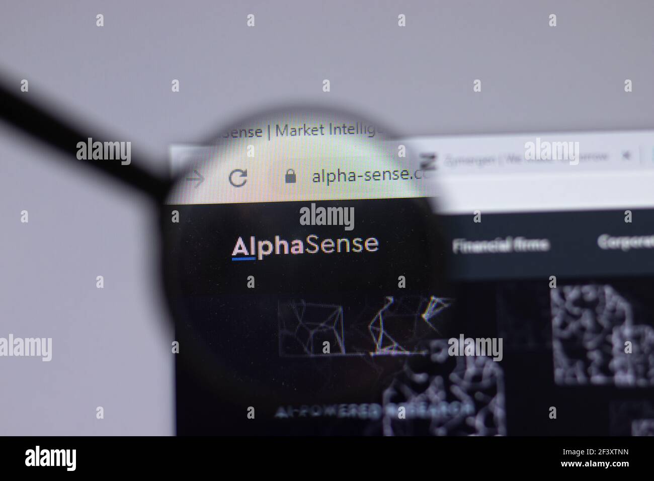 Alphasense logo hi-res stock photography and images - Alamy