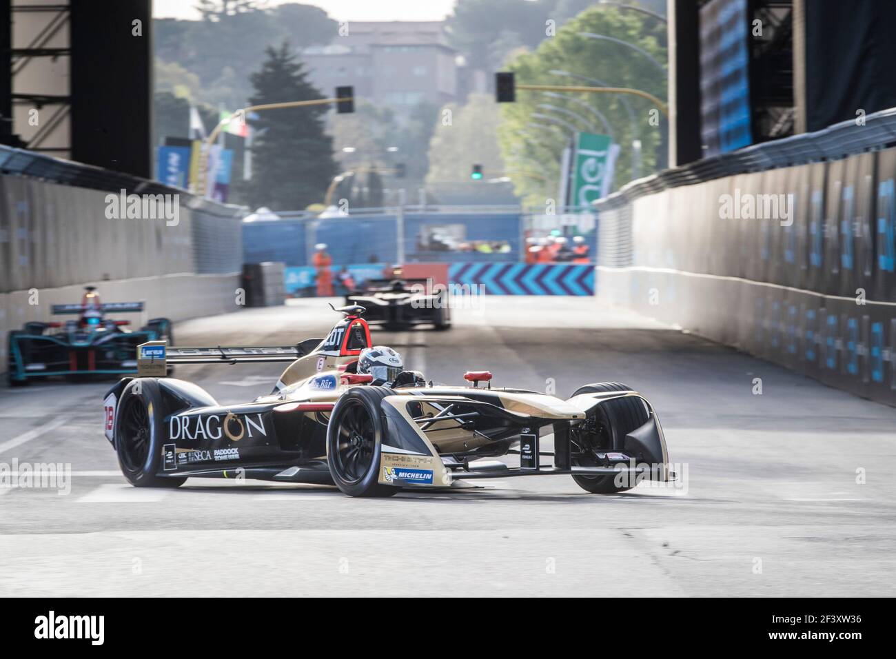 during the 2018 Formula E championship, at Rome, Italy, april 14 to 15 ...