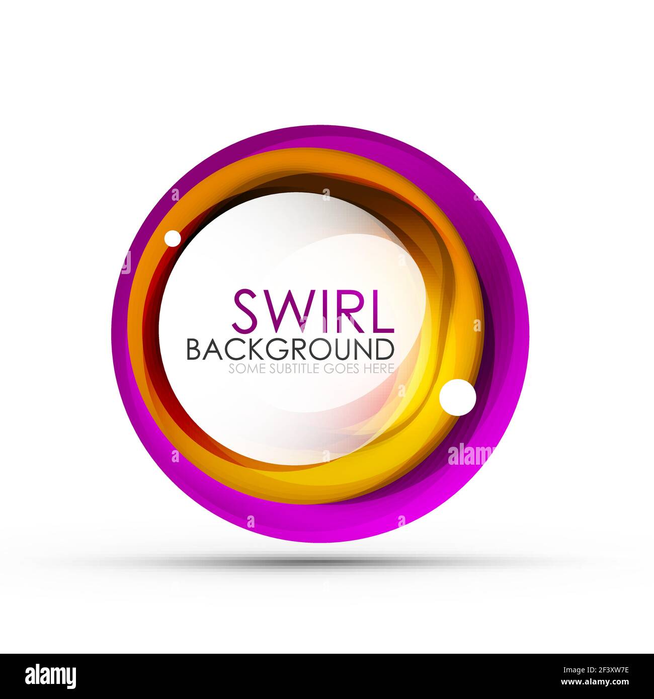 Spiral swirl flowing lines 3d vector abstract digital motion background ...