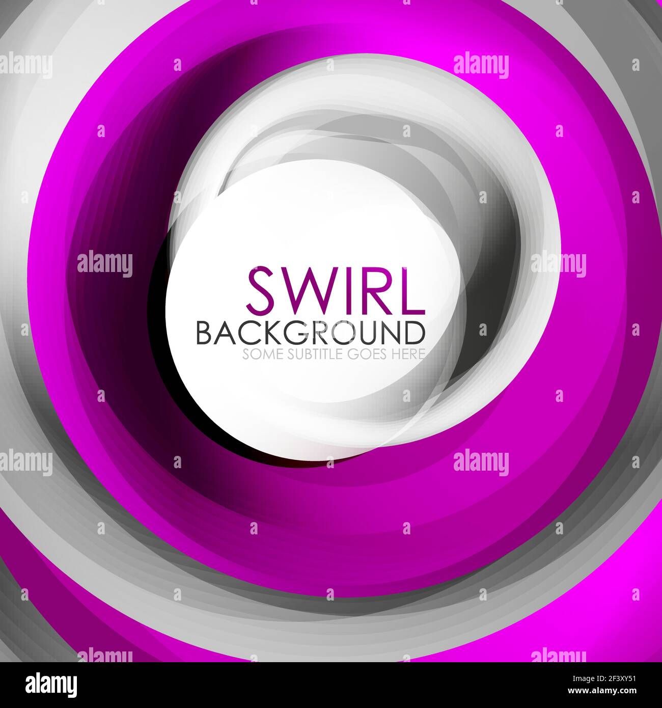 Spiral swirl flowing lines 3d vector abstract digital motion background ...