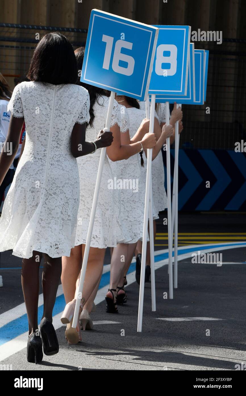 GRID GIRL during the 2018 Formula E championship, at Zurich ...