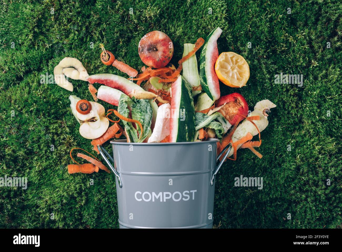 Recycle kitchen waste. Sustainable, zero waste living. Vegetable waste ...