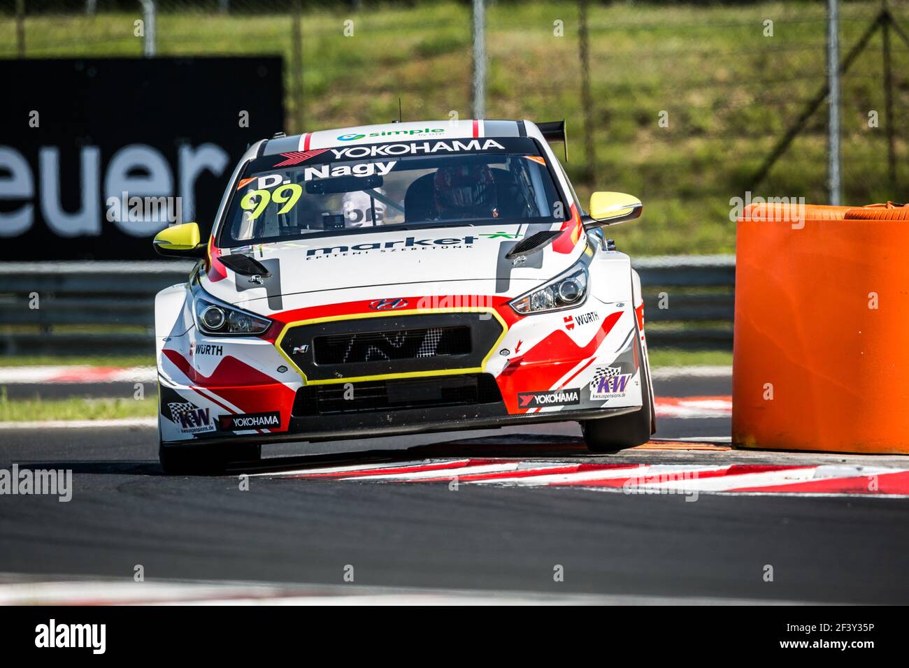 99 NAGY Daniel (HUN), M1RA, Hyundai i 30 N TCR, action during the 2018 ...